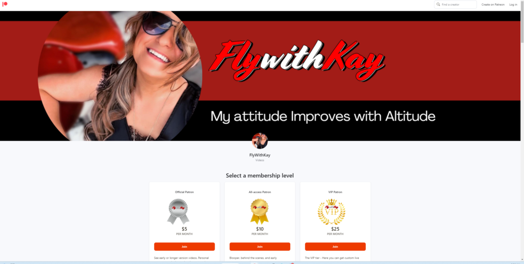 YouTube and Patreon Update - Kay Hall - FlyWithKay